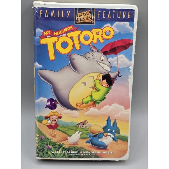 Media | My Neighbor Totoro Vhs 1993 Fox Video Clamshell Rare Studio ...